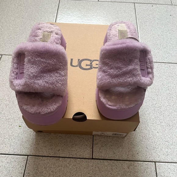 UGG | Shoes | Ugg Disco Slide Lavender | Poshmark